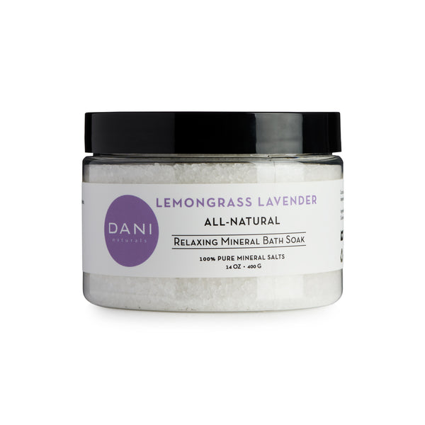 Lemongrass Lavender Mineral Bath Soak Dani Naturals