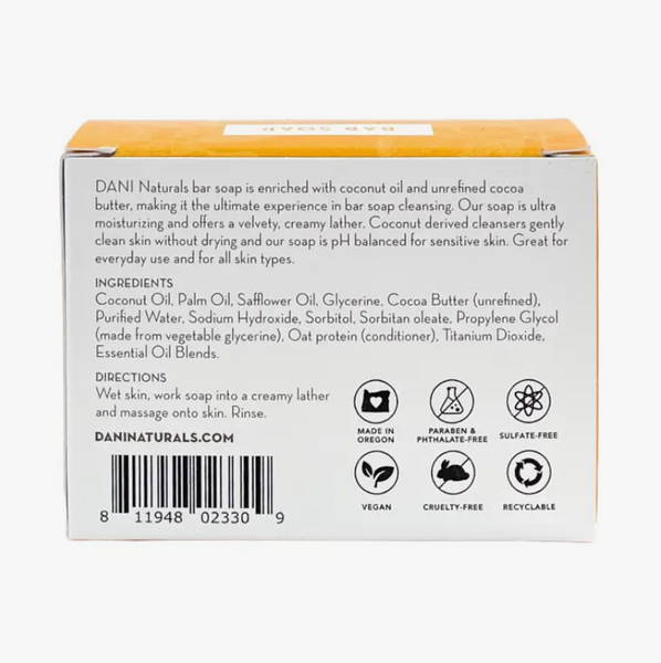 GRAPEFRUIT GINGER BAR SOAP | DANI Naturals